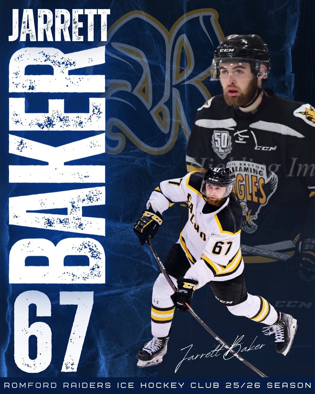 Welcome, Jarrett Baker – Romford Raiders